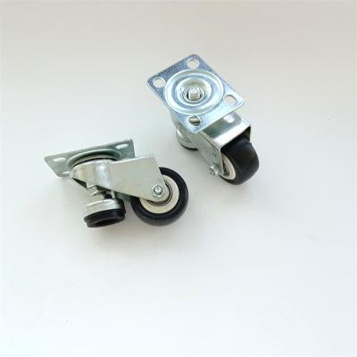 China Gray Wheel Color High Capacity Steel Caster Wheels With Ball Bearing Type for sale