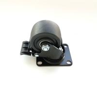 China 1.25 Inch Wheel Width Ball Bearing Heavy Duty Caster Wheels With Top Plate Mounting for sale