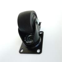 China 1.25 Inch Wheel Width Ball Bearing Heavy Duty Caster Wheels With Top Plate Mounting for sale