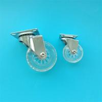 China Heavy Duty Zinc Plated Sturdy Caster Wheels 4 Pieces Durable Construction for sale