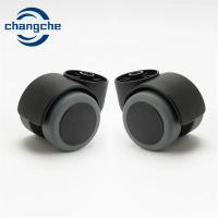 China Nylon 31mm Wheel Diameter Office Chair Castor Wheels Grip Ring Stem for sale