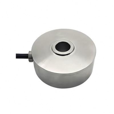 China Micro Donut Shaped 0-5T Load Cell Sensor Dynamic Mechanical Test Ring Force Sensor for sale
