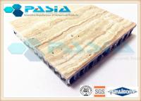 China Travertine Stone Honeycomb Panel for Outdoor Decoration Use with Surface Polished for sale