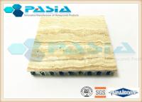 China Travertine Honeycomb Stone Panels For Old Building Renovation Surface Polished for sale