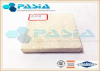 China Aluminium Honeycomb Sandwich Panel , Thin Limestone Veneer Panels Flame Resistance for sale
