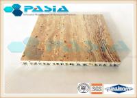 China High Stability Honeycomb Stone Panels With Edge Open Soundproof Heat Insulation for sale