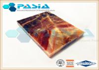 China Flexible Honeycomb Stone Panels With Sound / Heat Insulation Hammer Bushed for sale