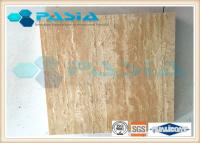 China Flexible Honeycomb Stone Panels With Sound / Heat Insulation Hammer Bushed for sale