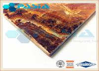 China Stone Veneer Honeycomb Composite Panels For Elevator'S Wall / Floor Decoration for sale