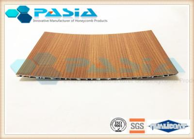 China Commercial Aluminum Honeycomb Panels Bamboo Imitation Surface Corrosion Resistant for sale
