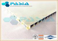 China Compartment Wall Honeycomb Composite Panels FRP Surface Gel Coated / Edge Folded for sale