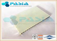 China Compartment Wall Honeycomb Composite Panels FRP Surface Gel Coated / Edge Folded for sale