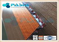 China Wood Like Honeycomb Composite Panels For Interior Decorative Alkali Resistance for sale