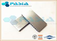 China Surface Plate Brushed Honeycomb Ceiling Panels , Honeycomb Wood Panels High Strength for sale