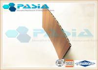 China Ship Wall Use Honeycomb Composite Panels HPL Surface Bonded Flame Retardant for sale