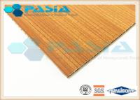 China Wood Veneer Honeycomb Composite Panels Yacht Wall Use Corrosion Resistant for sale