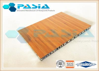 China Bamboo Pattern Veneer Honeycomb Composite Panels For Boat Building Abrasion - Proof for sale