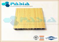 China Aluminium Honeycomb Wall Panels With The Bamboo Pattern Veneer Acid Resistance for sale