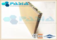 China Marble Stone Veneer Honeycomb Wall Panels Cladding Use Customized Size for sale