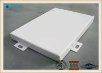 China PVDF Powder Coated Solid Aluminium Cladding Panels Standard / Flat Surface for sale