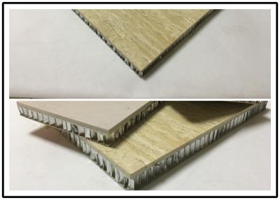 China Customized Shape Honeycomb Stone Cladding Panels 12mm - 25mm Thickness for sale