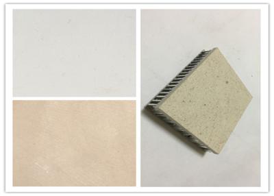 China Fire Resistant Limestone Thin Stone Panels , Lightweight Cladding Panels For Ceilings for sale