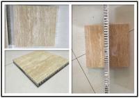 China Marble Stone Honeycomb Roof Panels 1200mm Width / Length Sound Insulation for sale