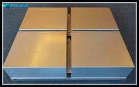 China Train Compartment Roof Use Aluminum Honeycomb Core Panels Brushed Surface for sale
