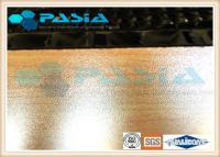 China Copper Veneer Aluminium Honeycomb Composite Roof Panels For Luxurious Building Top for sale