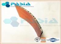 China Wood Veneer Aluminium Honeycomb Ceiling Panels For Clean Room Weather Proof for sale