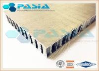 China Brushed Metal Honeycomb Door Panels For Shipbuilding / High Speed Train for sale
