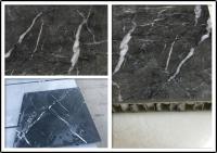 China Granite Stone Aluminium Honeycomb Panel With Edge Open For Indoor Decoration for sale