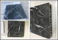 China Marble Stone Aluminium Honeycomb Panel with Edge Open  For Indoor Decoration for sale