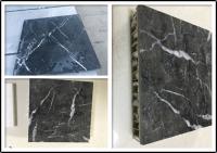 China Marble Stone Aluminium Honeycomb Panel with Edge Open  For Indoor Decoration for sale