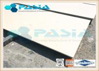 China Aluminum Backed Composite Stone Panels For Indoor Cladding 12mm Anti - Wear for sale