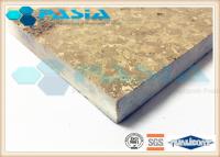 China Fiberglass Net Backed Marble Veneer Sheets , Lightweight Stone Wall Panels for sale