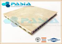 China Polished Composite Stone Cladding Panels , Stone Veneer Sheets 1220*2440 for sale