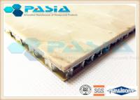 China Polished Composite Stone Cladding Panels , Stone Veneer Sheets 1220*2440 for sale