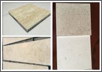 China Travertine Stone  Aluminium Honeycomb Panel With Edge Sealed For Indoor Decoration for sale