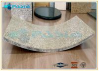 China Light Weight Curved Honeycomb Stone Panels Ultra Thin Granite Panels for sale