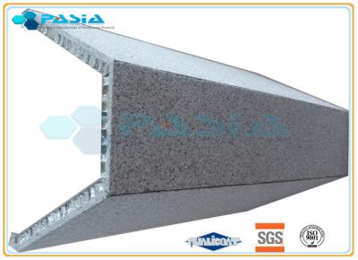 China High Rise Building Cladding​ U Shape Granite Honeycomb Stone Panels Hammered for sale