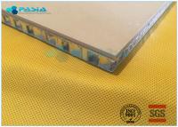 China Sandstone Aluminium Honeycomb Panel With Edge Sealed Thickness 20mm - 30mm for sale