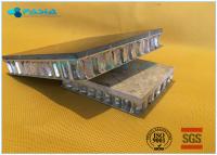 China Transparent Glass Backed Composite Stone Wall Board , Thin Stone Veneer Panels for sale