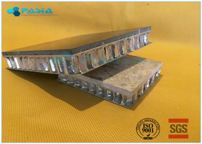 China Transparent Glass Backed Composite Stone Wall Board , Thin Stone Veneer Panels for sale