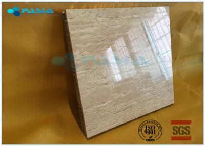 China Washroom Cubicles Aluminium Honeycomb Sheet / Marble Composite Panels for sale