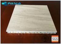 China Marble Aluminium Honeycomb Stone Panels For Transportation Tooles Inner Decoration for sale