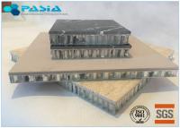 China Travertine Stone Honeycomb Composite Panels , Honeycomb Core Panels Customized Size for sale