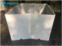 China High Density Honeycomb Products Synthetic Resin Special Molding X Shaped Hollow Turnover Box for sale