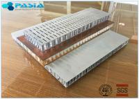 China Ultra Wide Edge Open Flat Aluminum Honeycomb Board Panel 5mm Thickness for sale