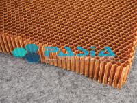 China Outstanding Flame Retardancy & Self-Extinguishing Aramid Fiber Nomex Honeycomb Core for sale
